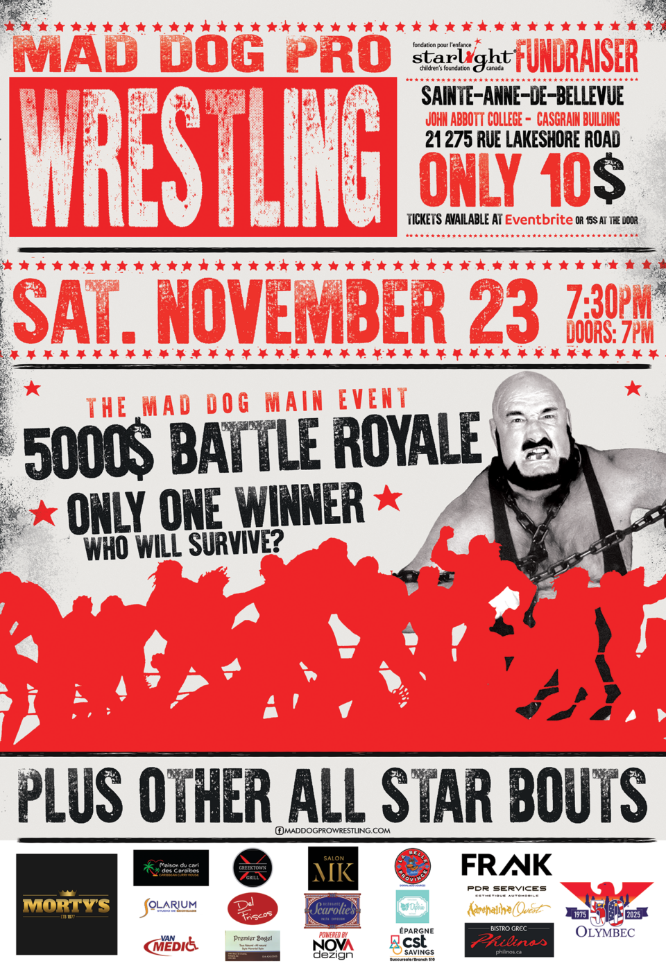Mad Dog Vachon - Mad Dog Pro Wrestling. Old school wrestling is back!